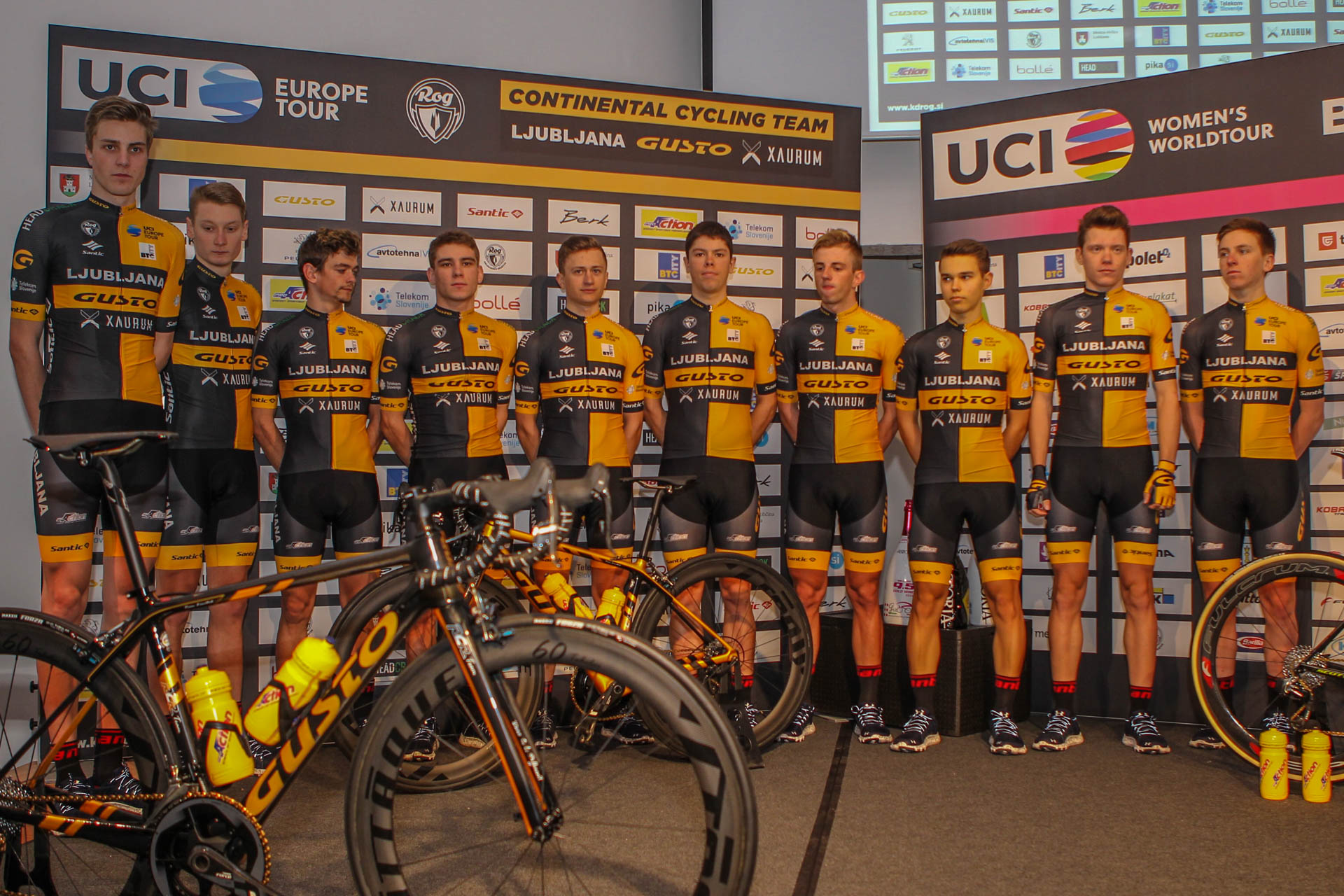 Presentation of women's professional cycling team BTC City Ljubljana ...